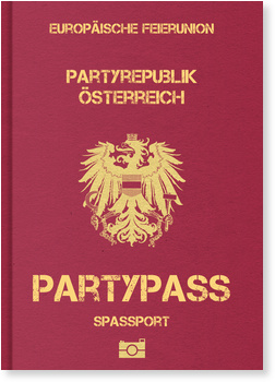 Partypass Einladungskarten Geburtstag